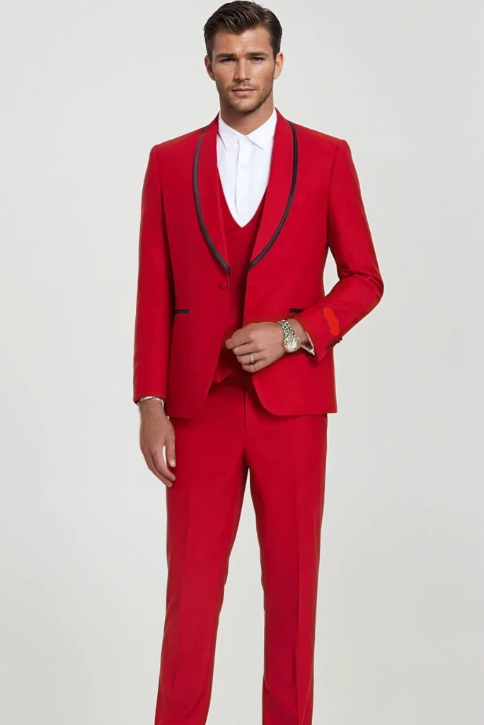 red tuxedo
