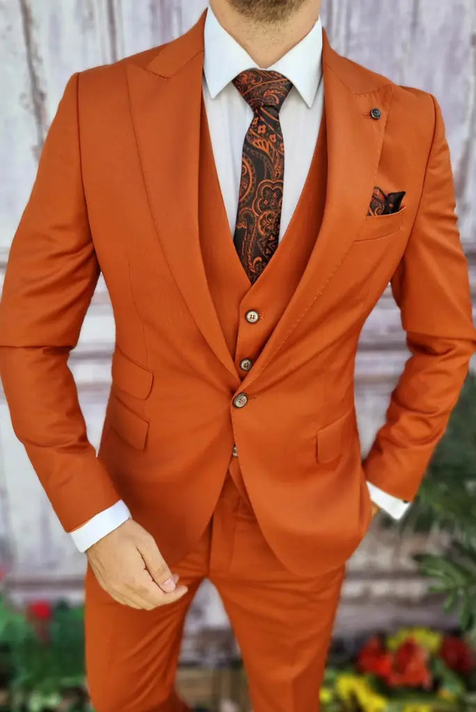 Buy Men's Designer Three-piece Suit For Wedding– SAINLY