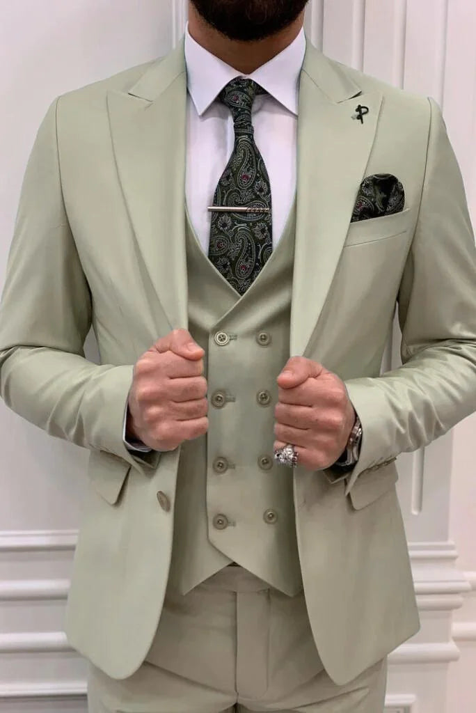 Light Green Suit for Men– SAINLY