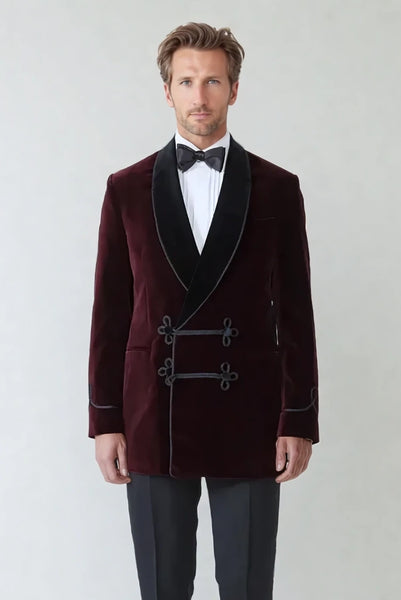 Men Velvet Jacket Smoking Winter Wear Coat & Party Wear Dinner Coat