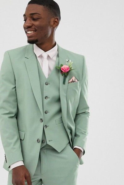 Men Green Suit Formal Green Suit Wedding Prom Green Wear Sainly– SAINLY