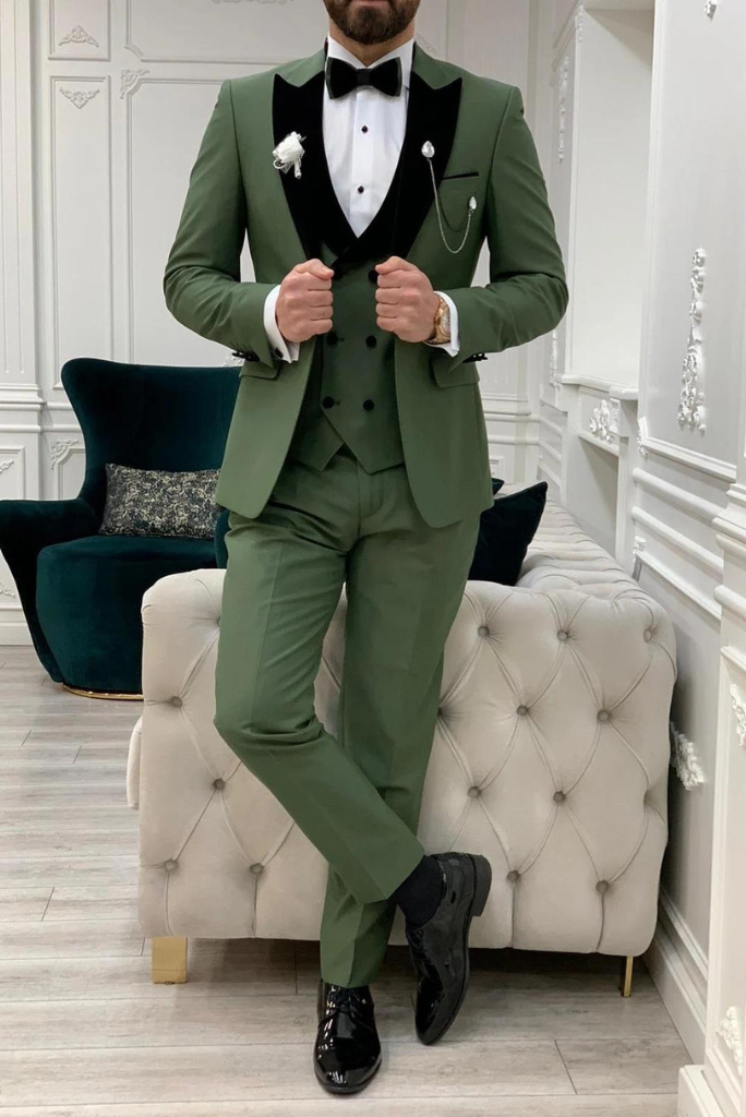 Men's Green Suit | Green Suit for Men | Sage Green Suit– Page 4– SAINLY