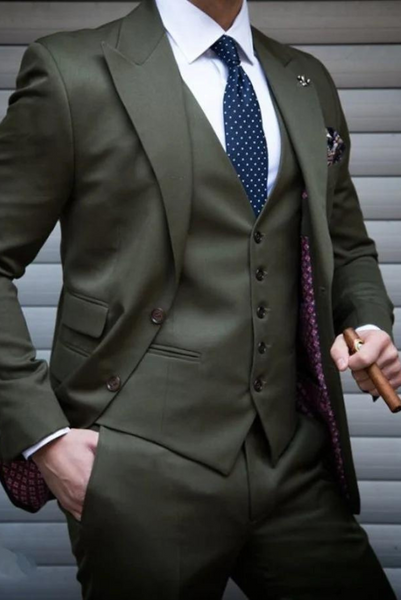 MEN GREEN SUIT | Wedding Suit | Groom Wear Suit | Sainly– SAINLY