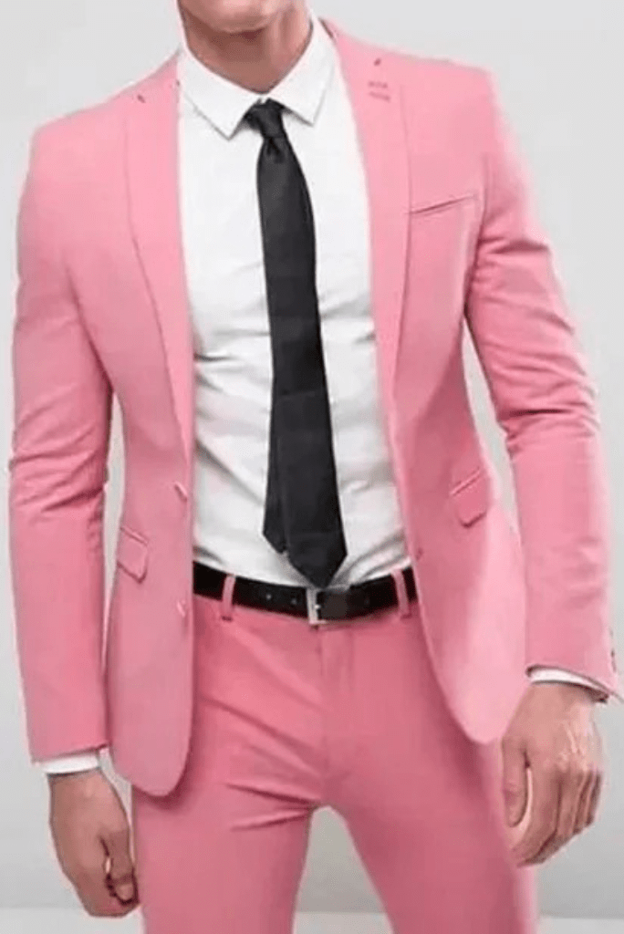 Pink And White Prom Suits Blush Pink Velvet Prom Blazer KCT Menswear